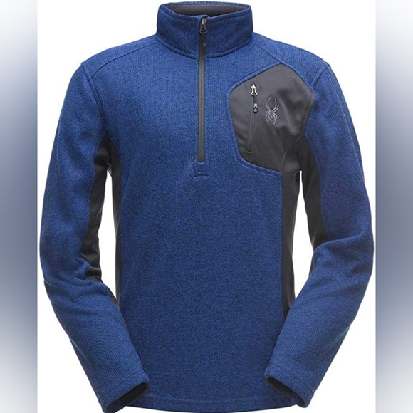 Spyder | Jackets & Coats | Spyder Mens Half Zip Stryke Fleece Pullover ...